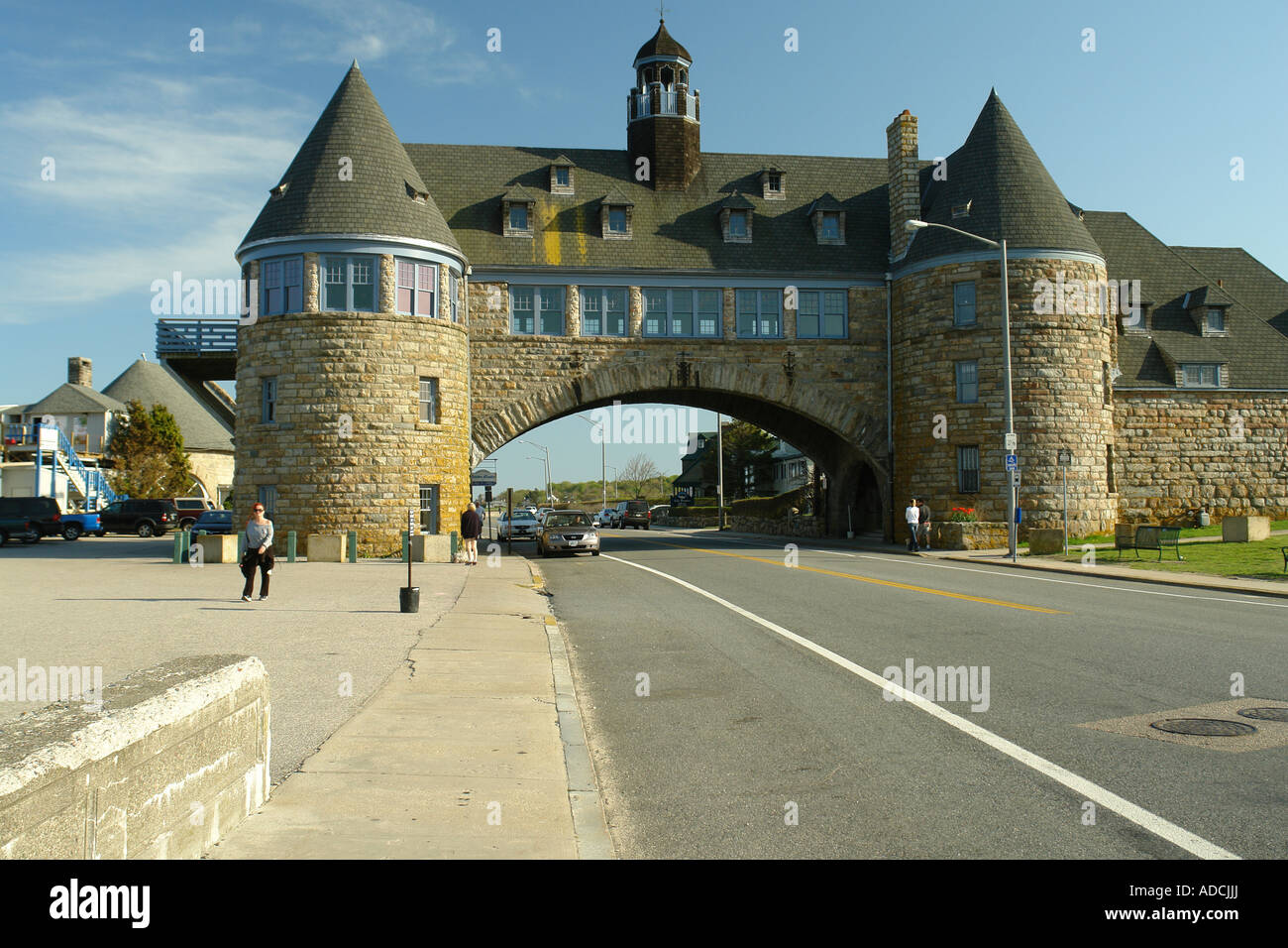 New england narragansett towers hi-res stock photography and images - Alamy