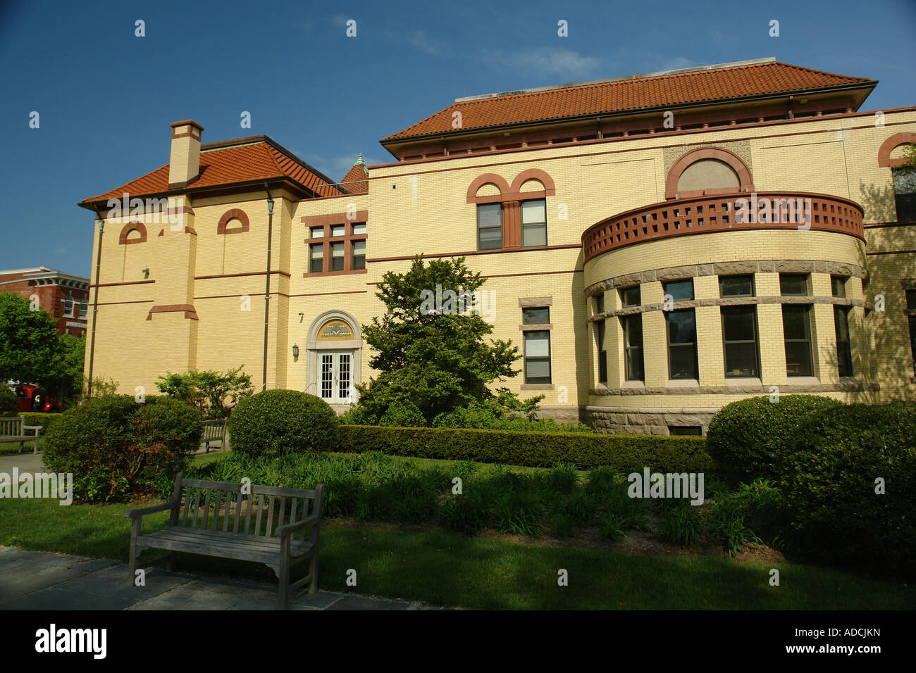 AJD58362, Westerly, RI, Rhode Island, Memorial and Public Library ...