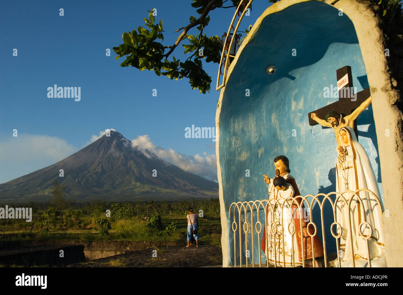 Philippines Luzon Island Bicol Province Mount Mayon 2462m Near Perfect ...