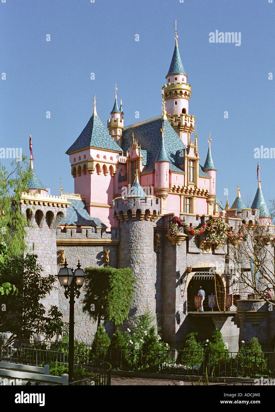 Cinderella Castle at Magic Kingdom Disneyland Theme Park California USA ...
