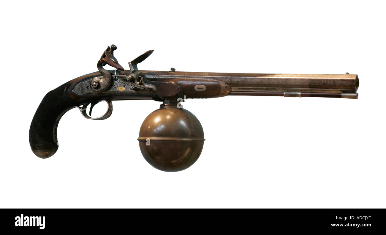 air antique old fashioned pistol armory firearm trigger shoot white ...