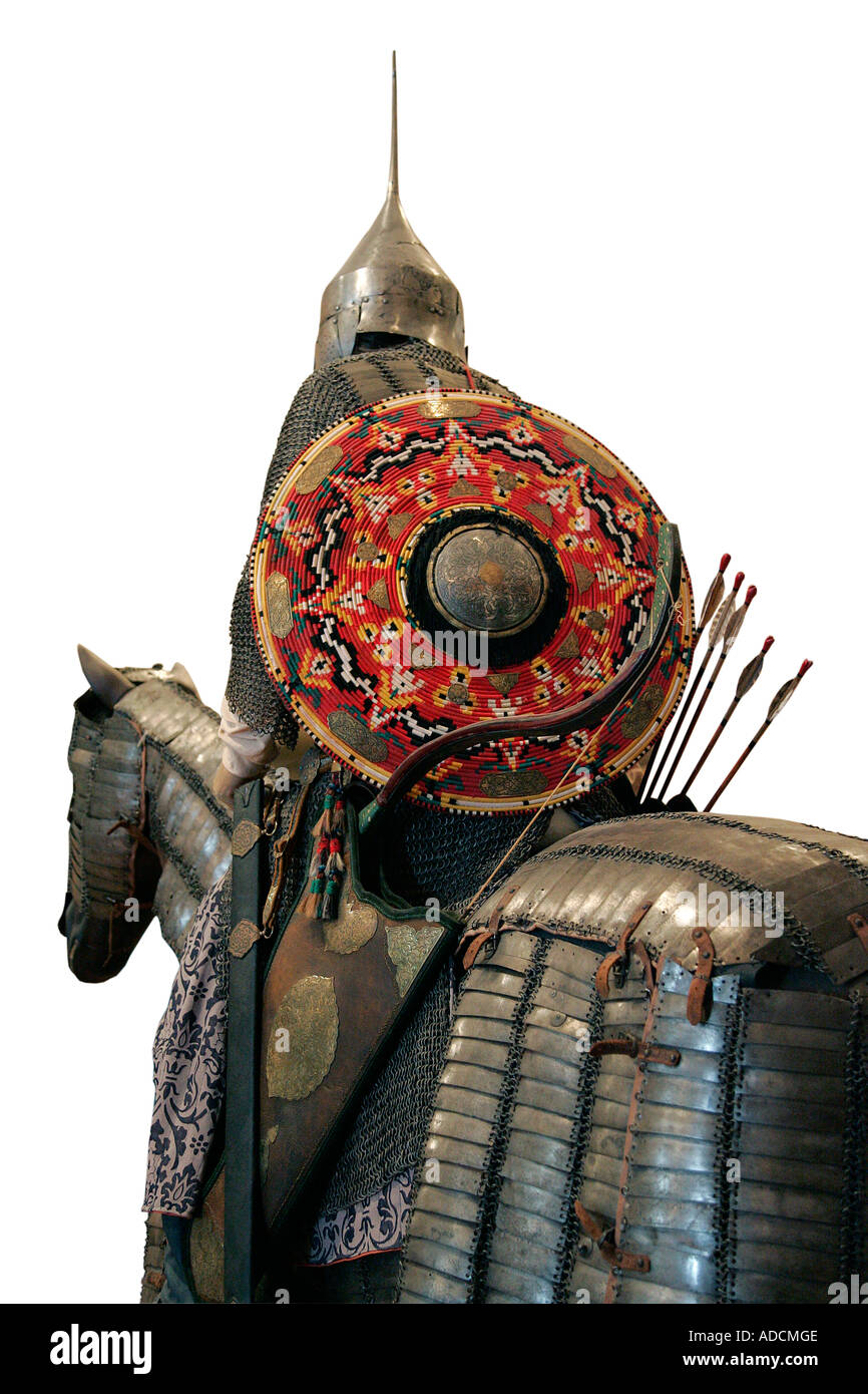 Medieval knight trooper action cavalryman horseman rider equestrian ...