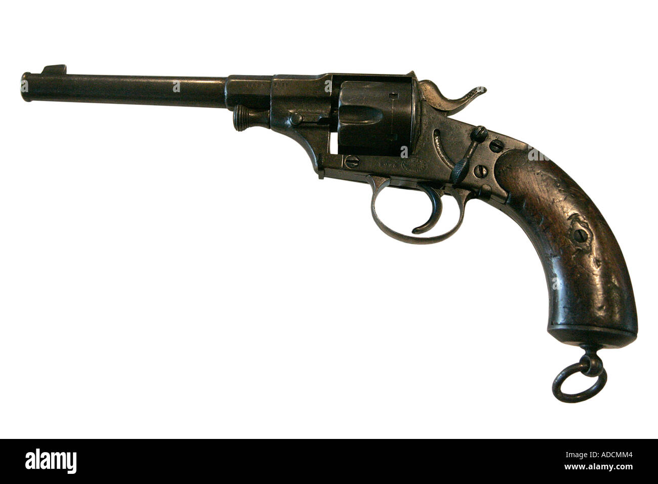 antique old fashioned pistol armory firearm trigger shoot white ...