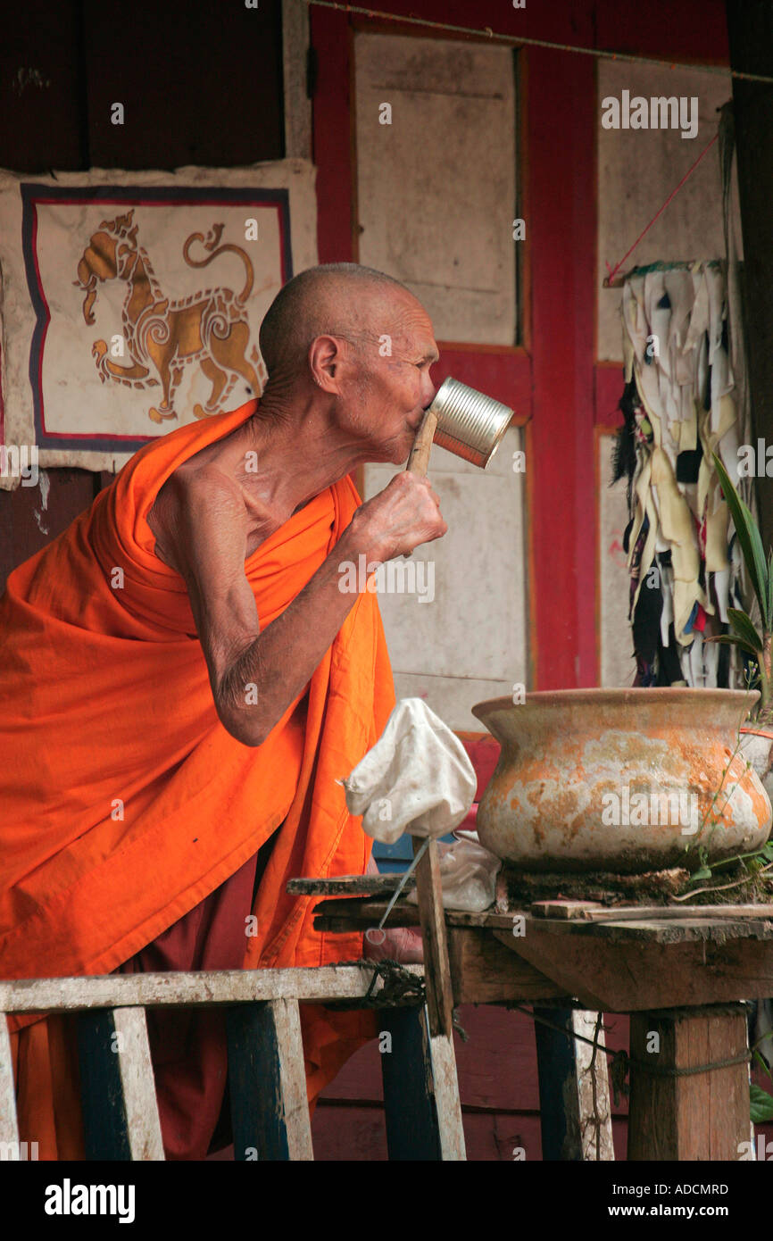 Monk drinking hi-res stock photography and images - Alamy