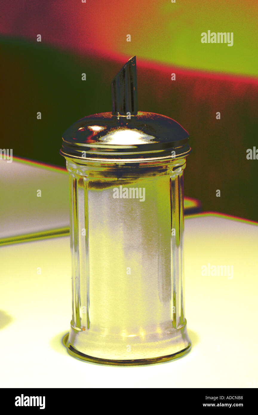 Sugar dispenser table hi-res stock photography and images - Alamy