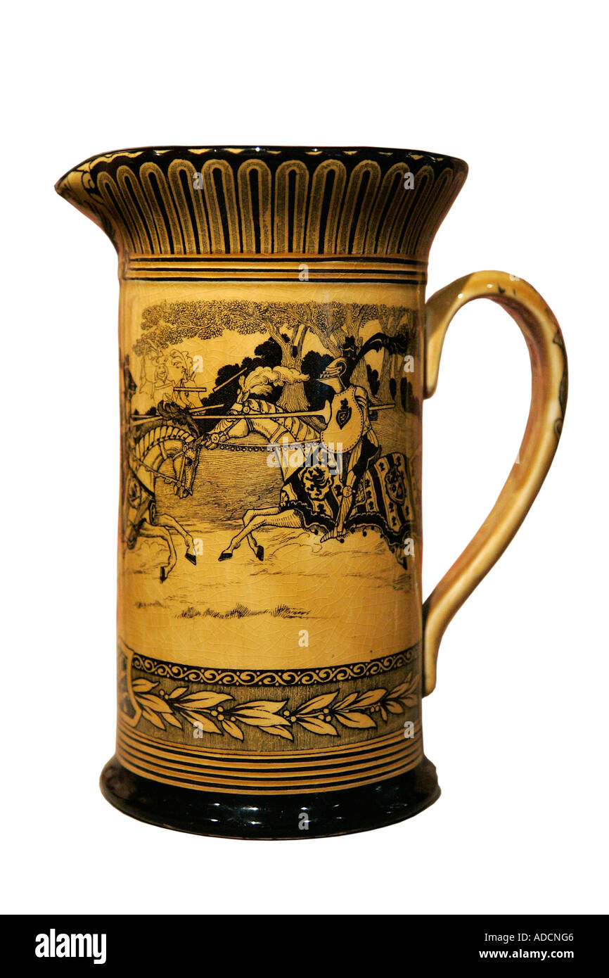 history historical white yellow black old pitcher jug ewer drawing ...