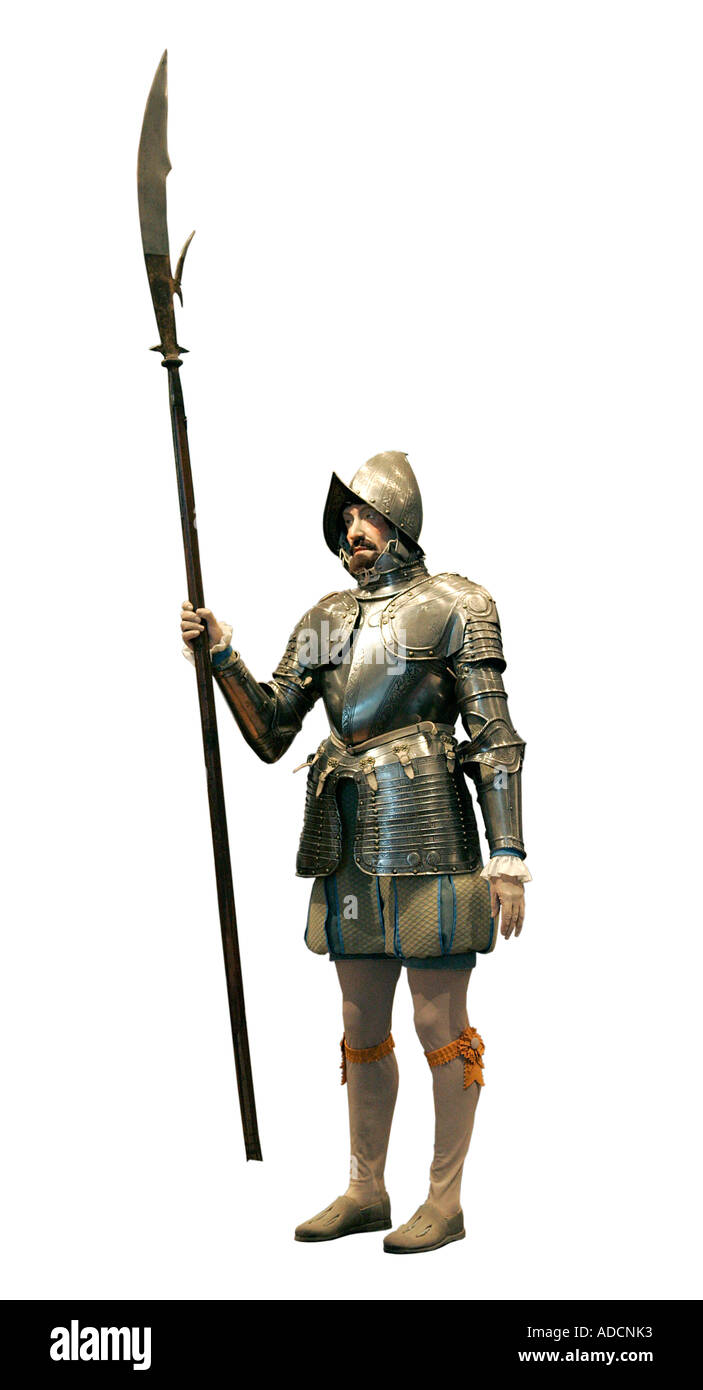 Medieval knight trooper action cavalryman horseman rider equestrian ...