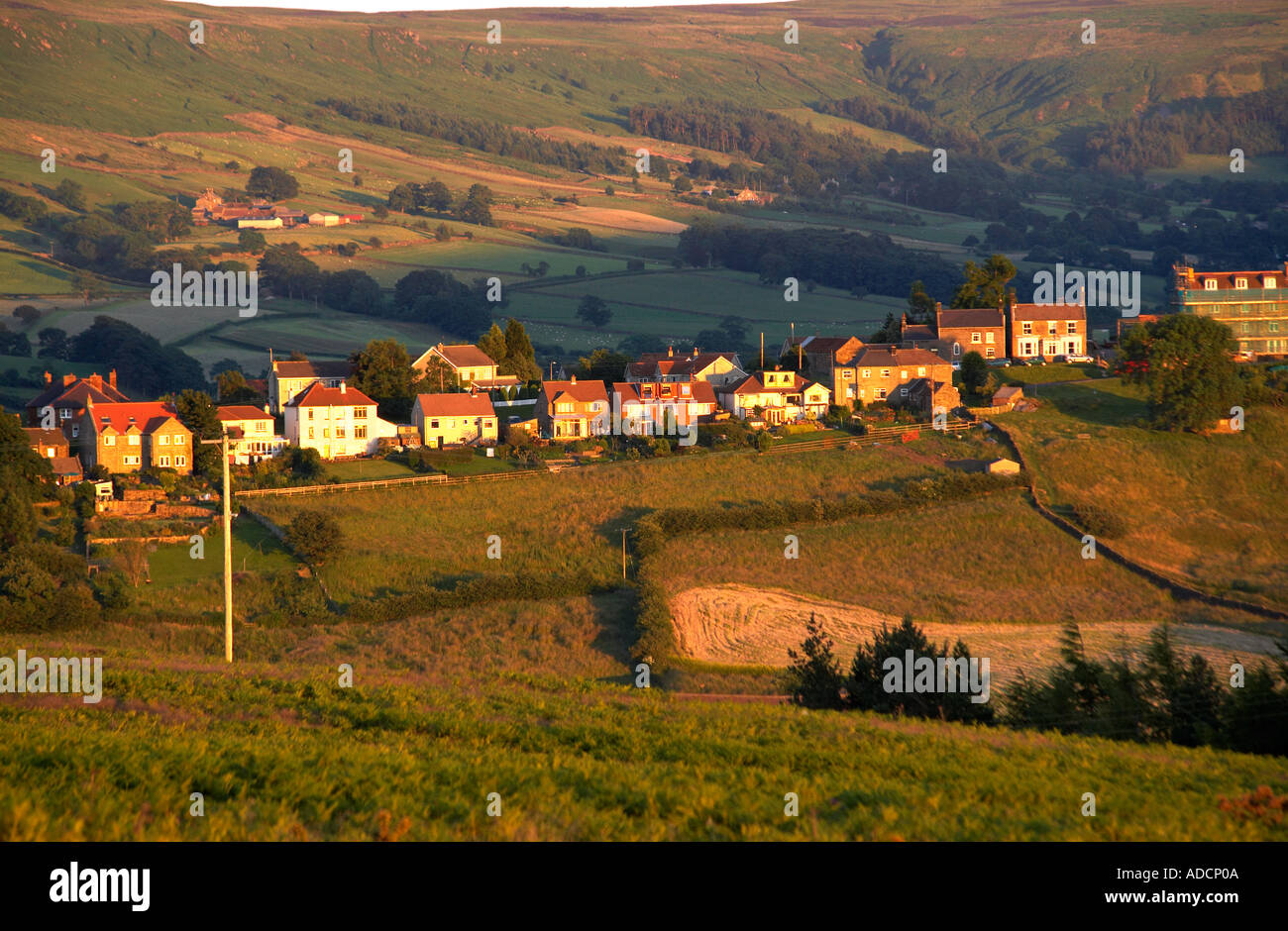 Castleton Village North Yorkshire Moors England Stock Photo - Alamy