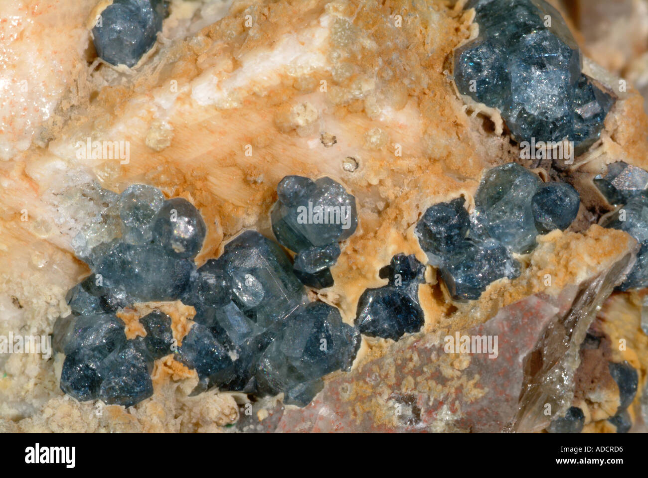 Blue apatite specimen hi-res stock photography and images - Alamy