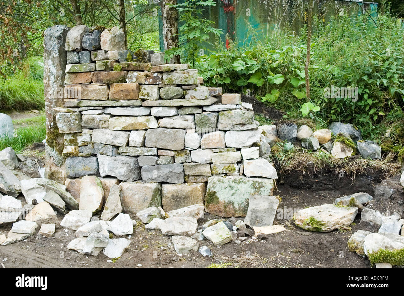 Dry Stone Wall Construction