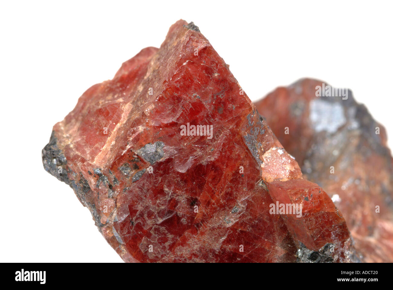Mineral Rhodonite, Deep red colour, Broken Hill, New South Wales ...