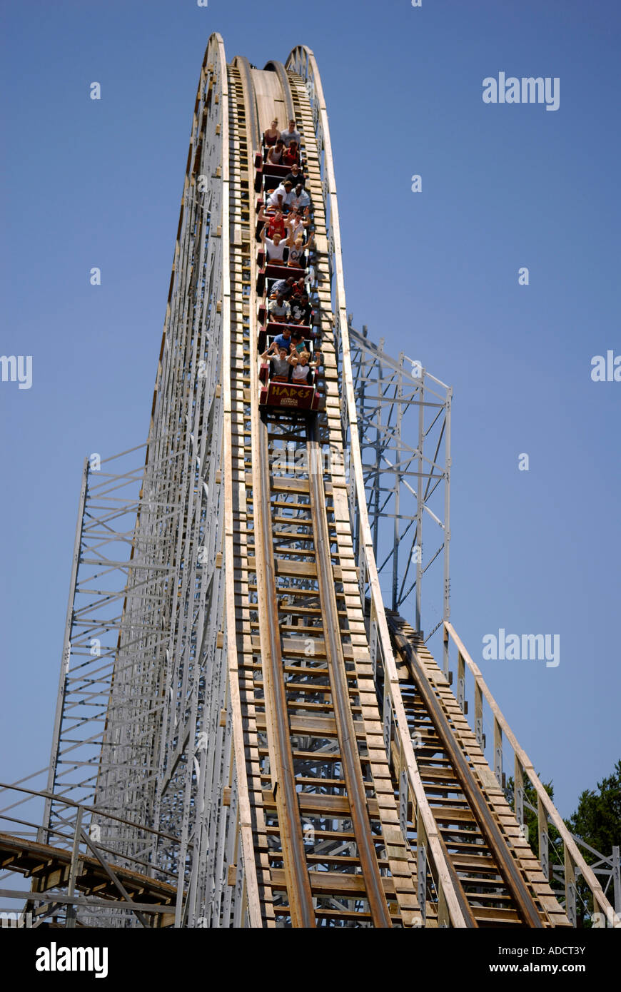 The Roller Coaster is a major attraction at The Wisconsin Dells in ...