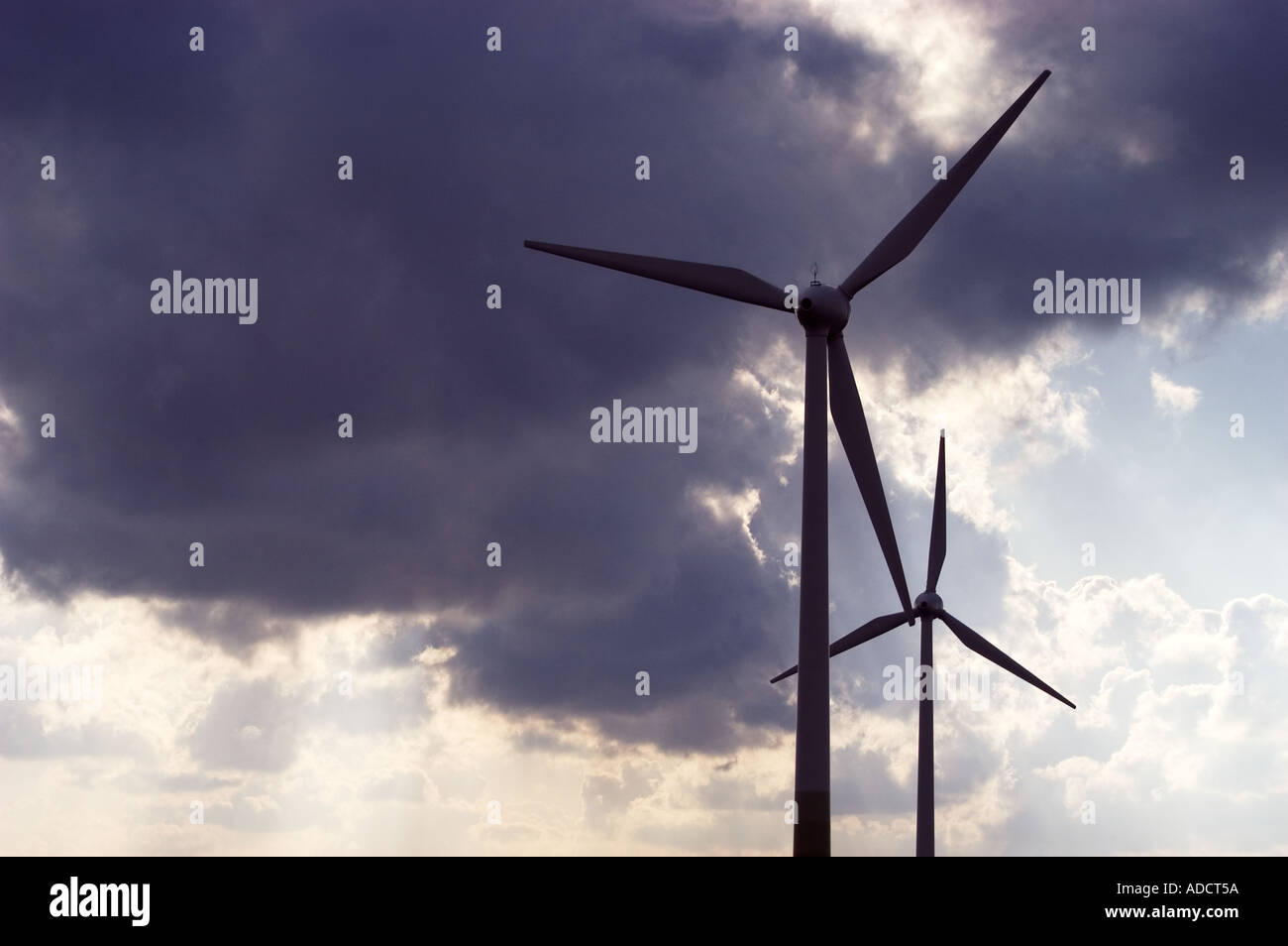 Windturbine modern wind energy Stock Photo - Alamy