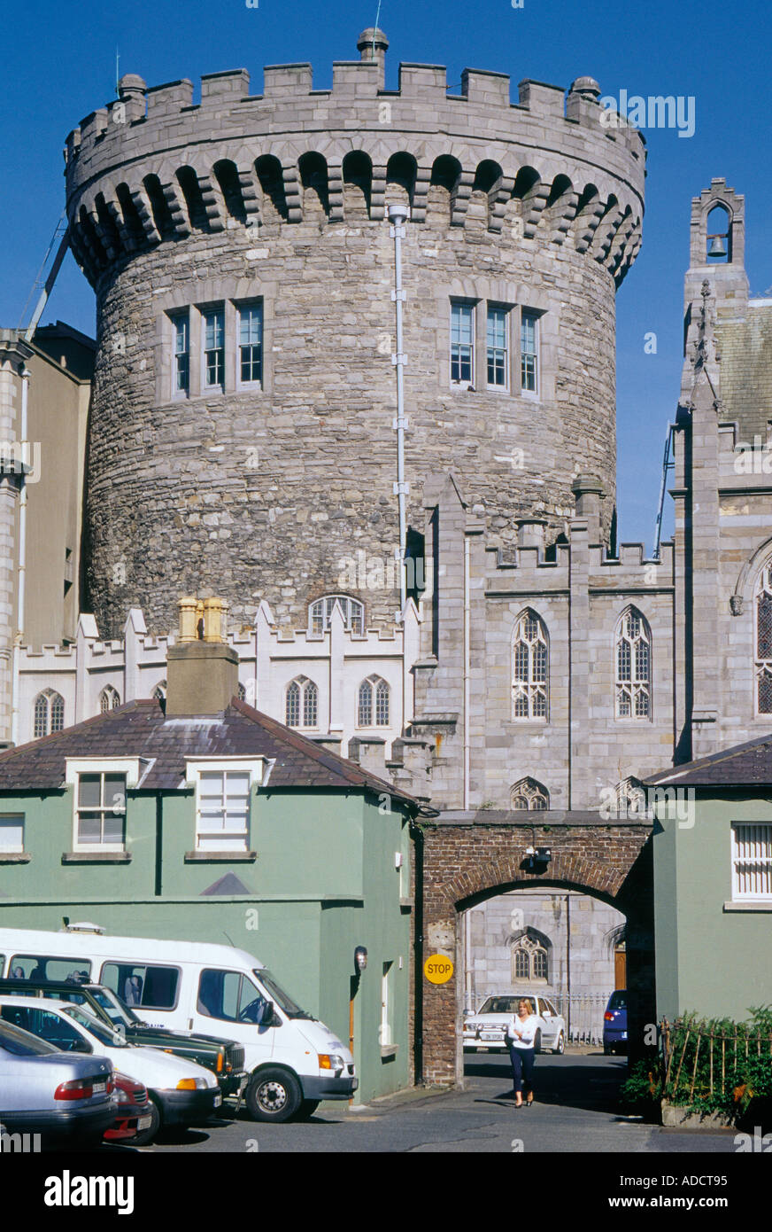 Dublin Republic of Ireland Dublin Castle The Record Tower Stock Photo ...