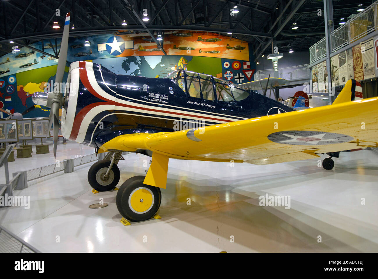 P 64 aircraft on display at the Experimental Aircraft Association EAA ...