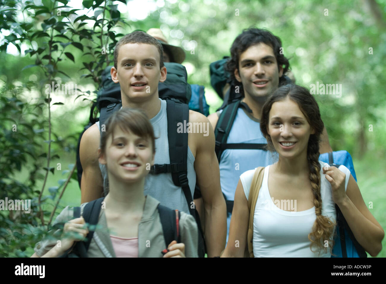 Group of hikers, portrait Stock Photo - Alamy