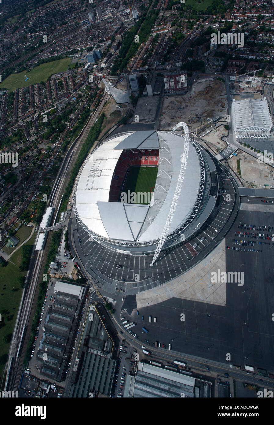 Aerial view wembley stadium london hi-res stock photography and images ...