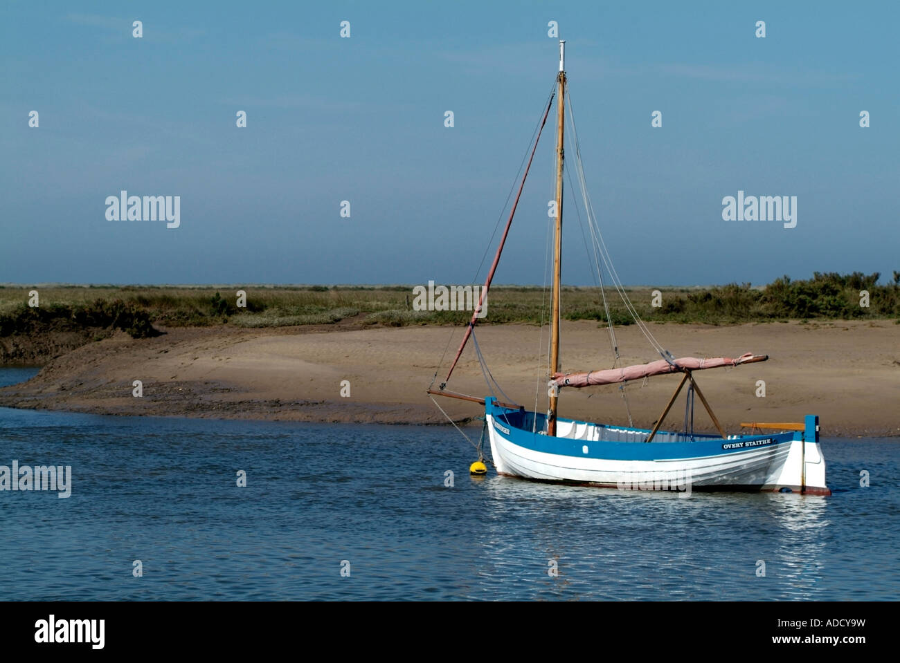 Burnham Overy Staithe Norfolk Stock Photo - Alamy