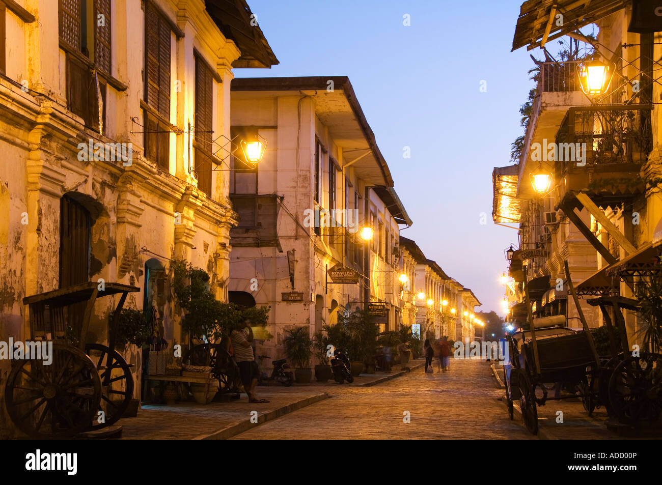 Philippines Luzon Island Ilocos Province Vigan City Stock Photo - Alamy