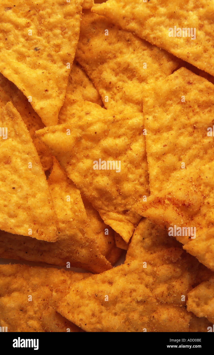 food snacks tortilla chips corn snacks Stock Photo - Alamy
