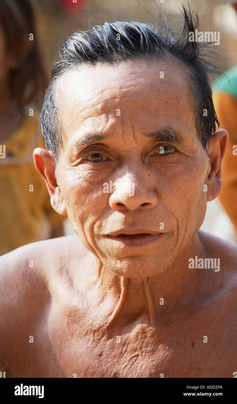 Portrait Of Elderly Villager Stock Photo - Alamy