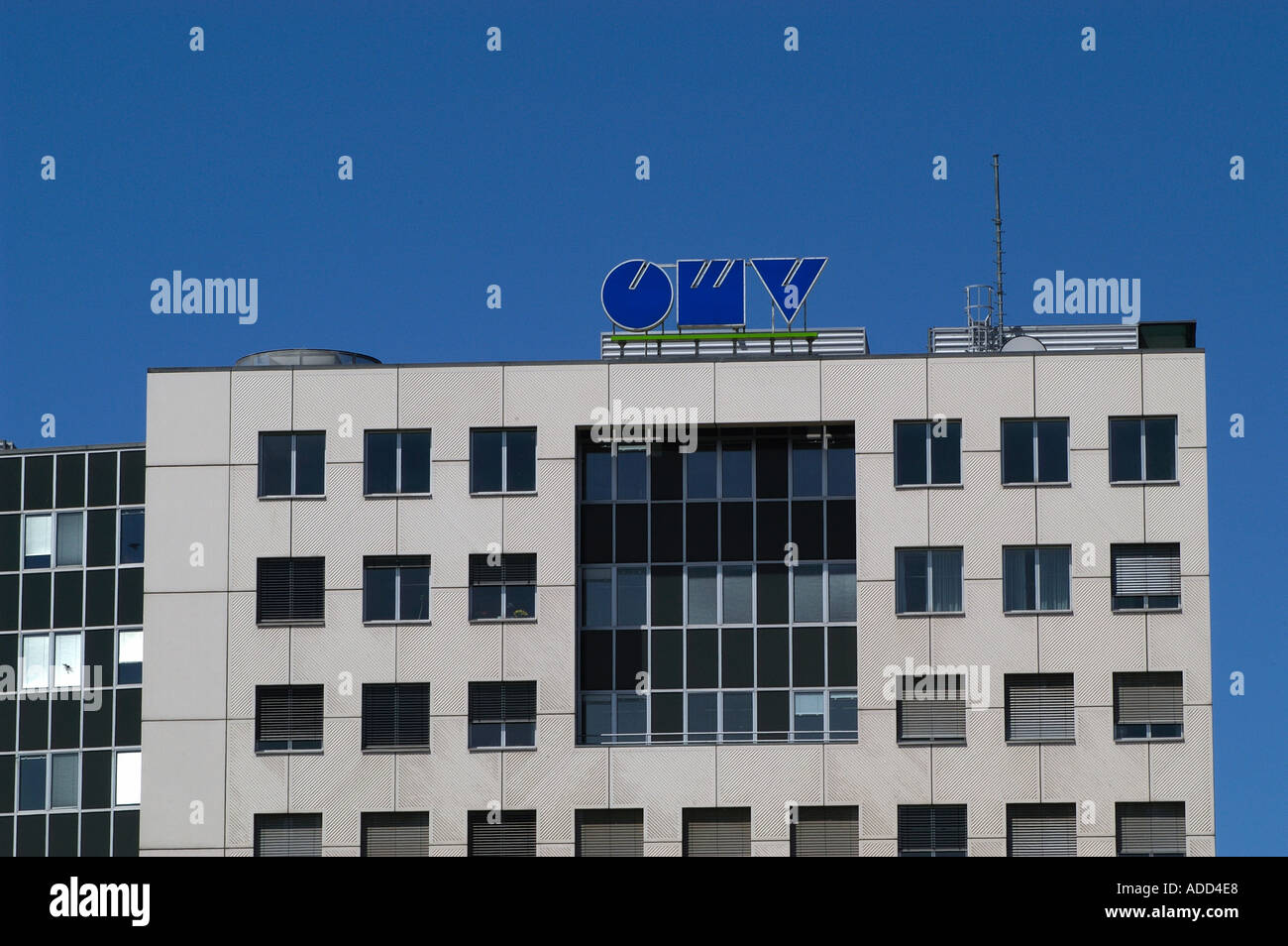 OMV office building Stock Photo - Alamy