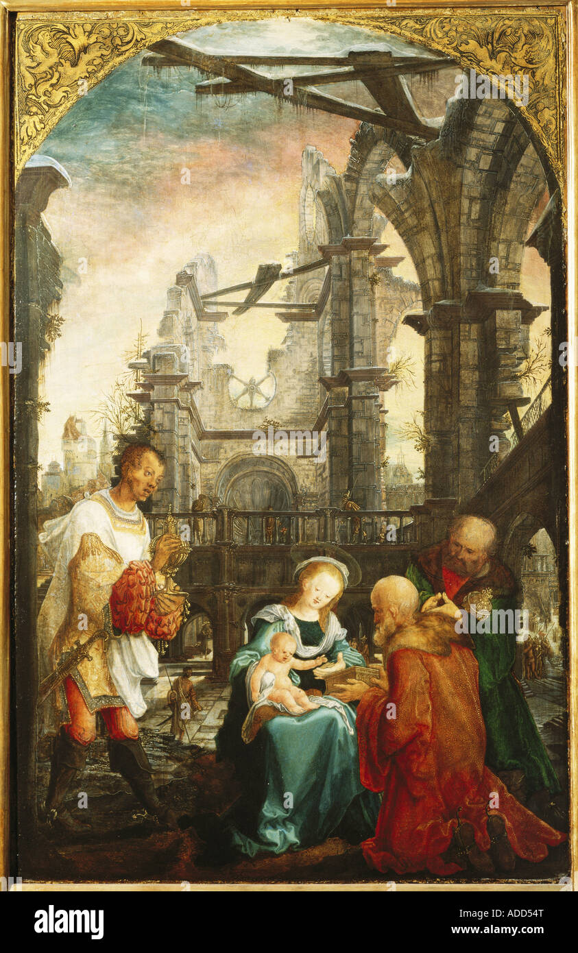 fine arts, Huber, Wolf (circa 1485 - 1553), altarpiece, Sankt ...