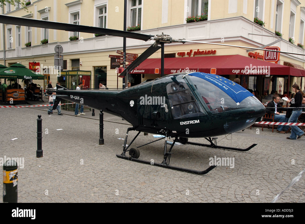 Enstrom helicopter 280C SP-GAH Stock Photo - Alamy