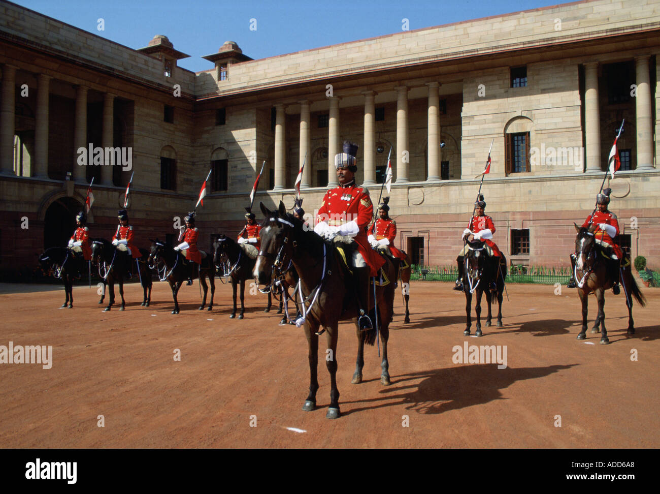 Presidential Guards at the President s Palace at Rashtrapati Bhavan ...