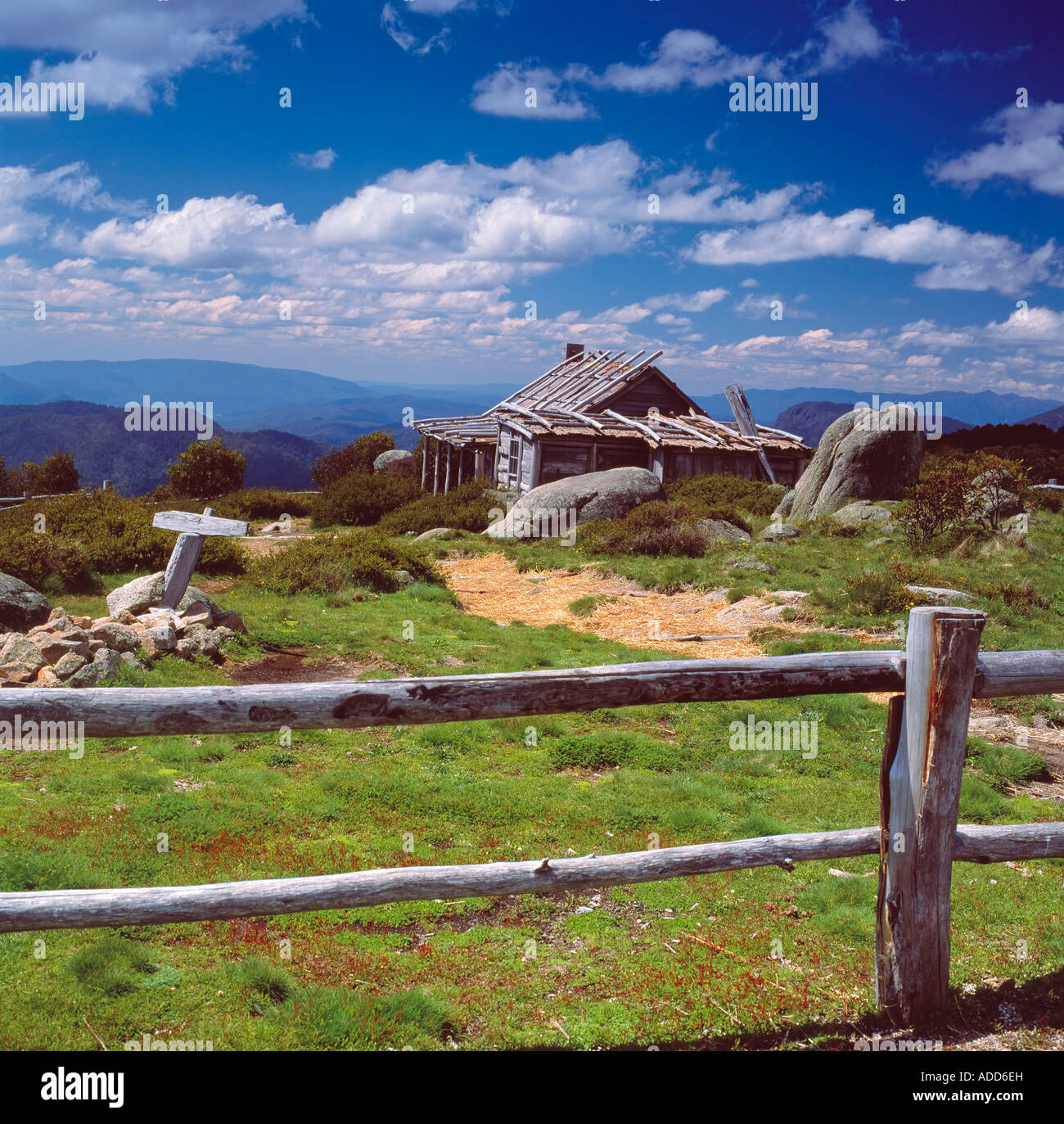 Craigs Hut Alpine National Park Victoria Australia Stock Photo - Alamy