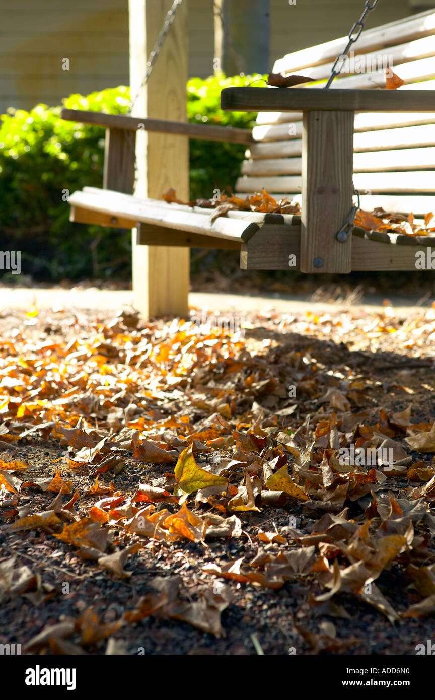 Empty porch swing hi-res stock photography and images - Alamy