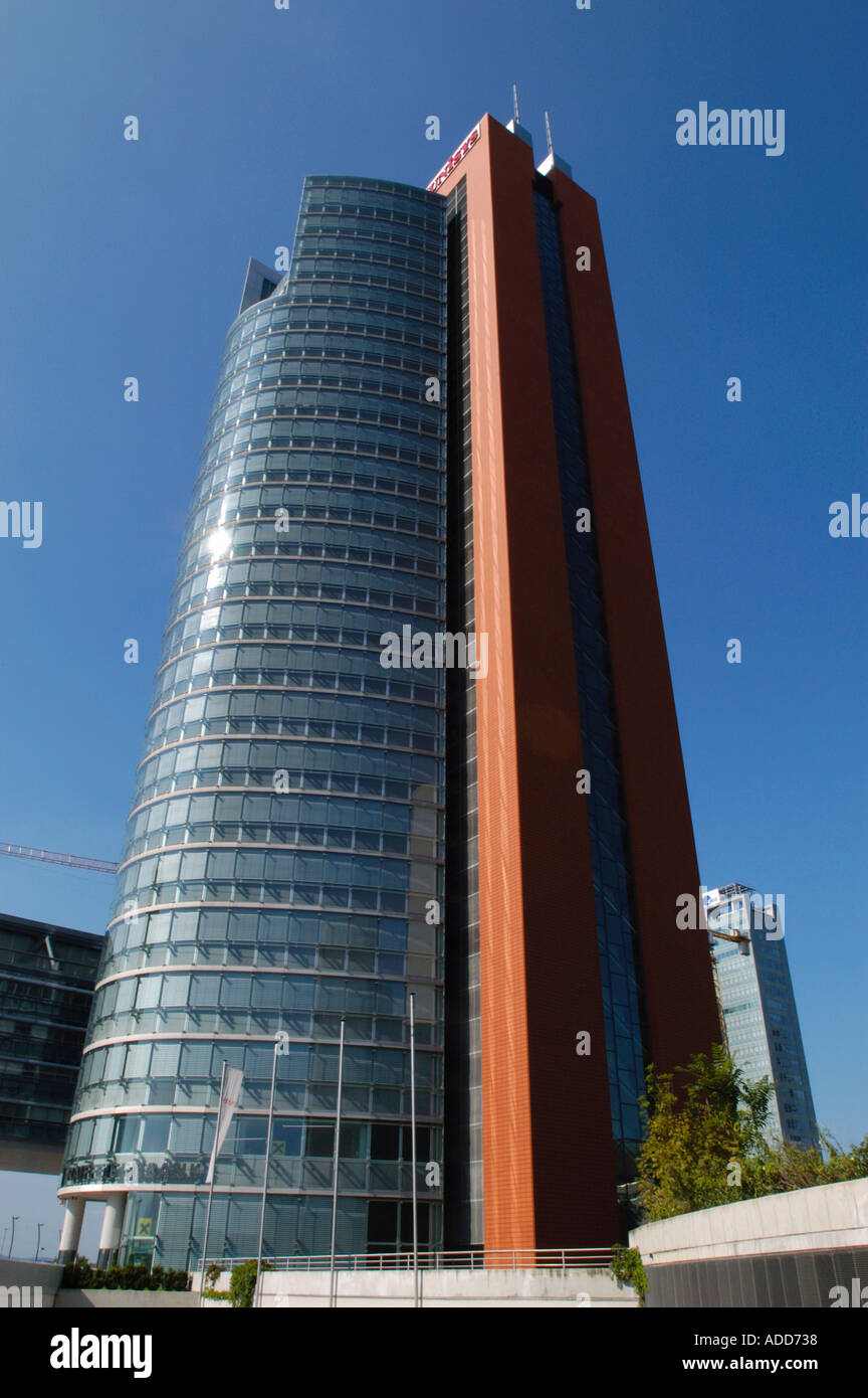 building Andromeda Tower Vienna Stock Photo - Alamy
