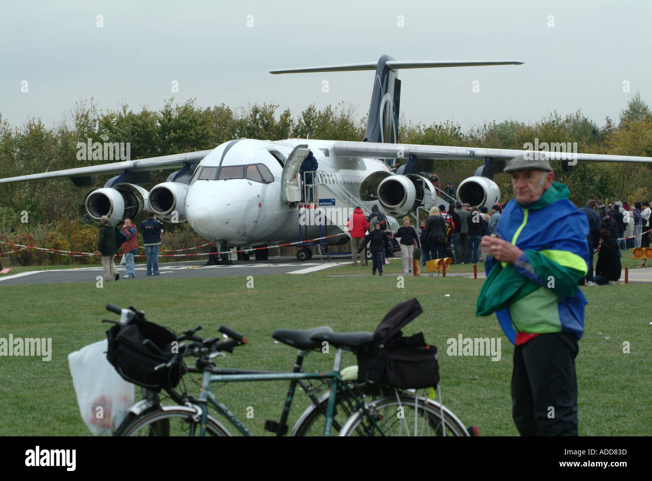 BAe Avro RJ100 on Static Display at Manchester Airport England United ...
