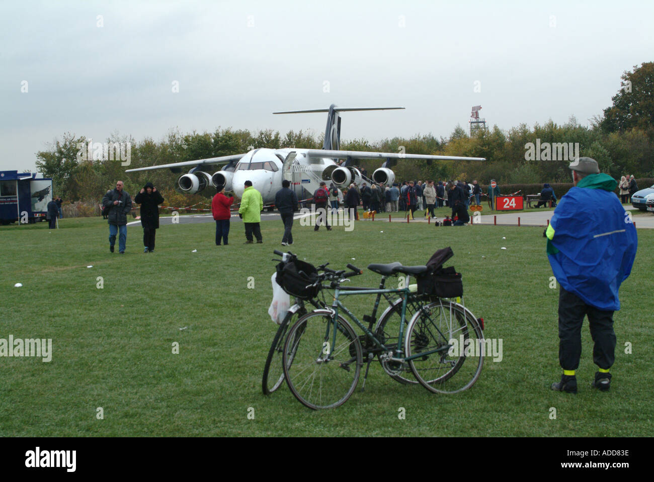 BAe Avro RJ100 on Static Display at Manchester Airport England United ...