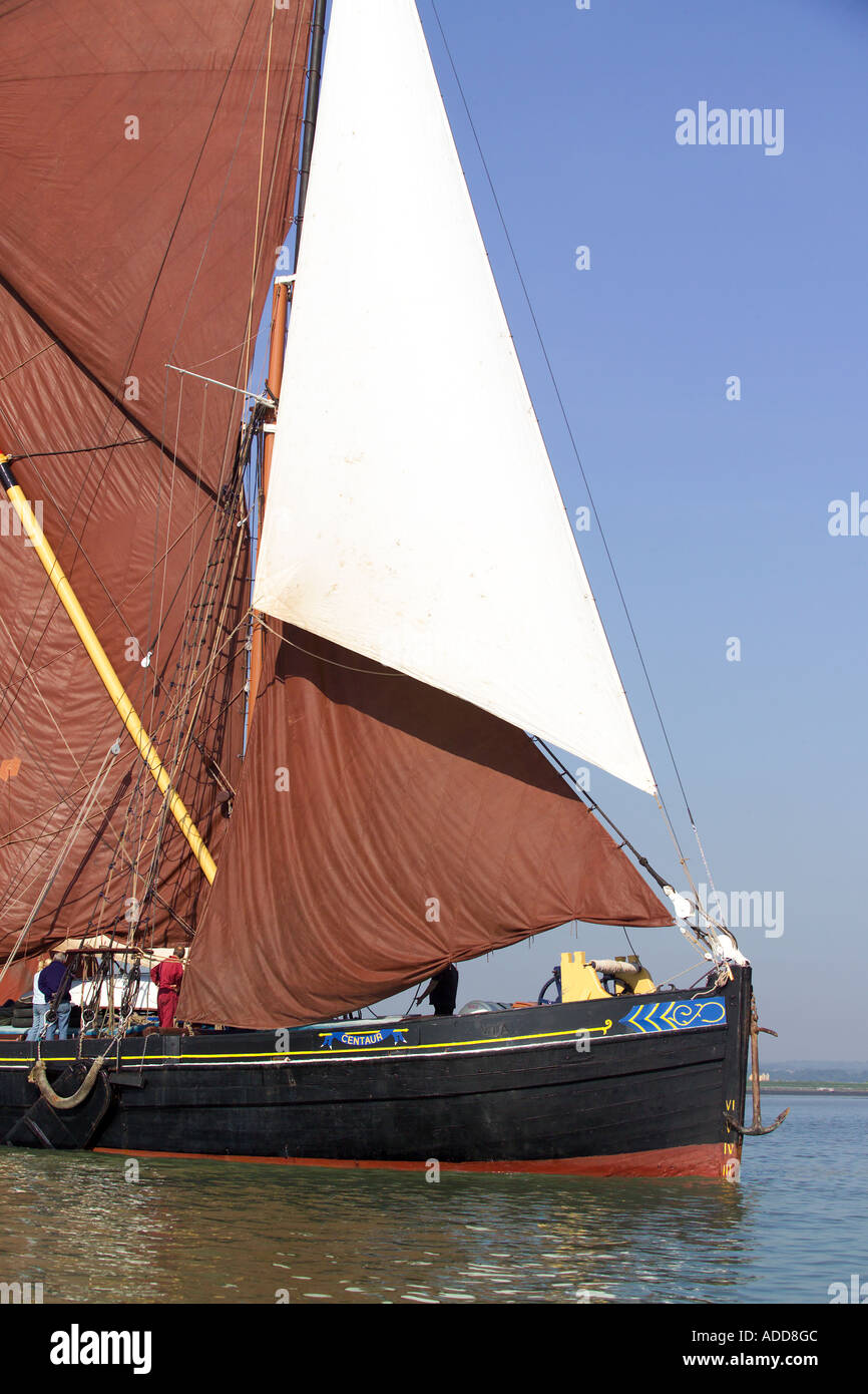 Thames sailing Barge the Centaur Medway Thames Barge Race 2006 river ...