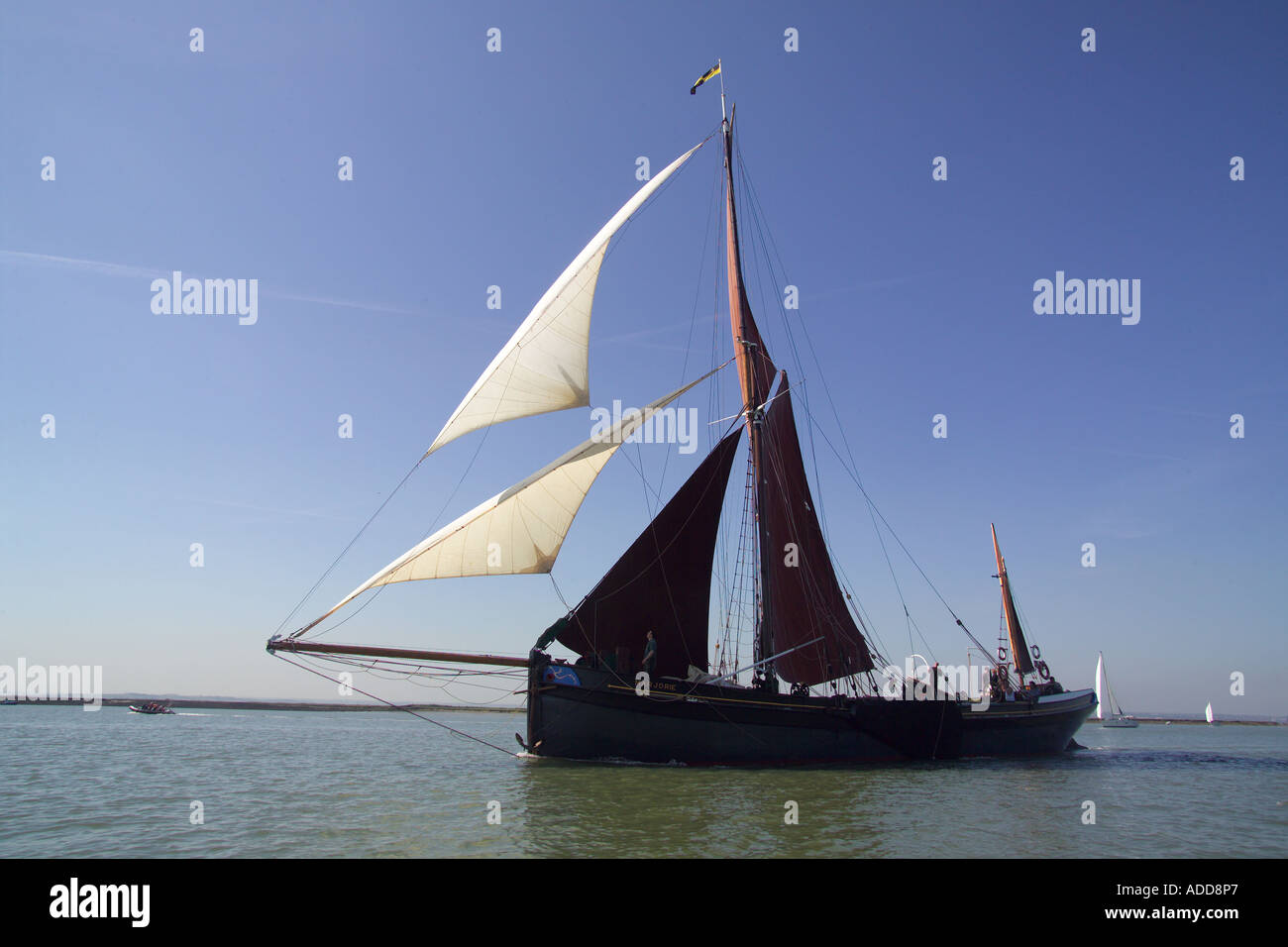 Thames sailing Barge the Marjorie Medway Thames Barge Race 2006 river ...
