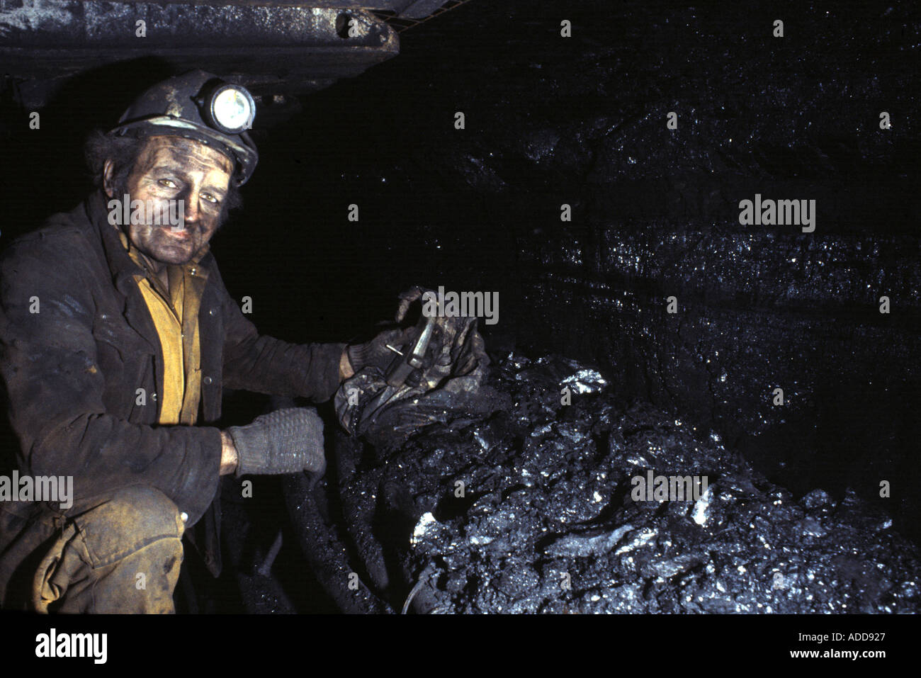 Coal miner underground hi-res stock photography and images - Alamy