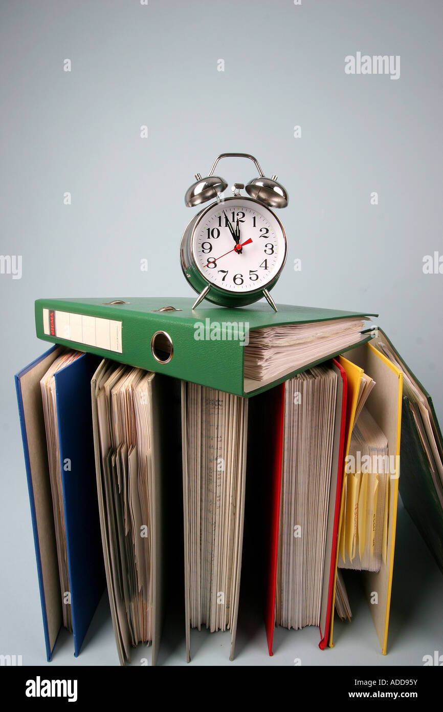 stack of files Stock Photo - Alamy