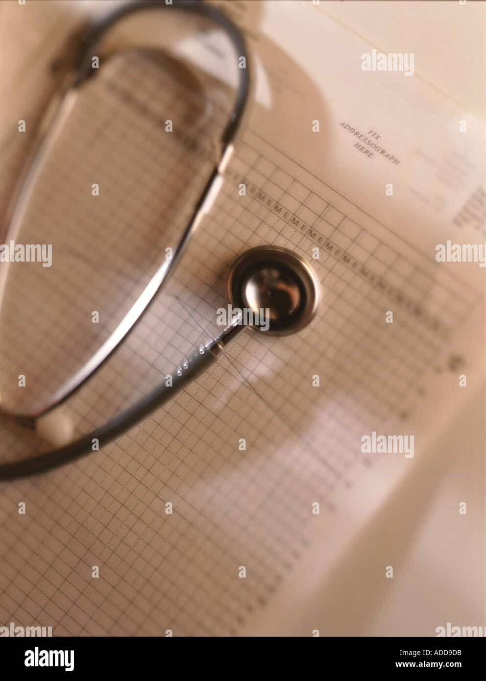 Medical stethoscope chart hi-res stock photography and images - Alamy