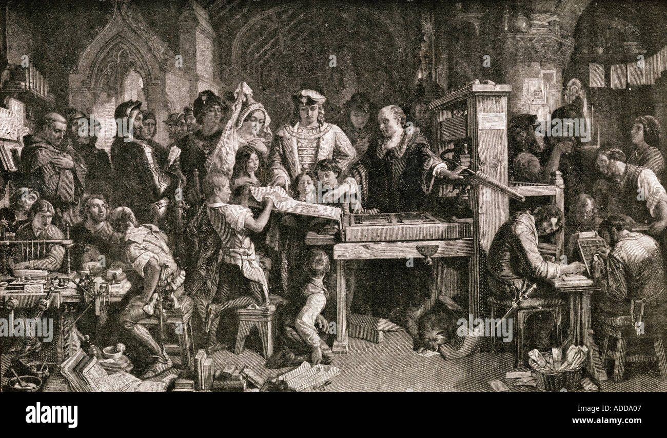 Caxton Printing Press Stock Photos & Caxton Printing Press Stock Images ...