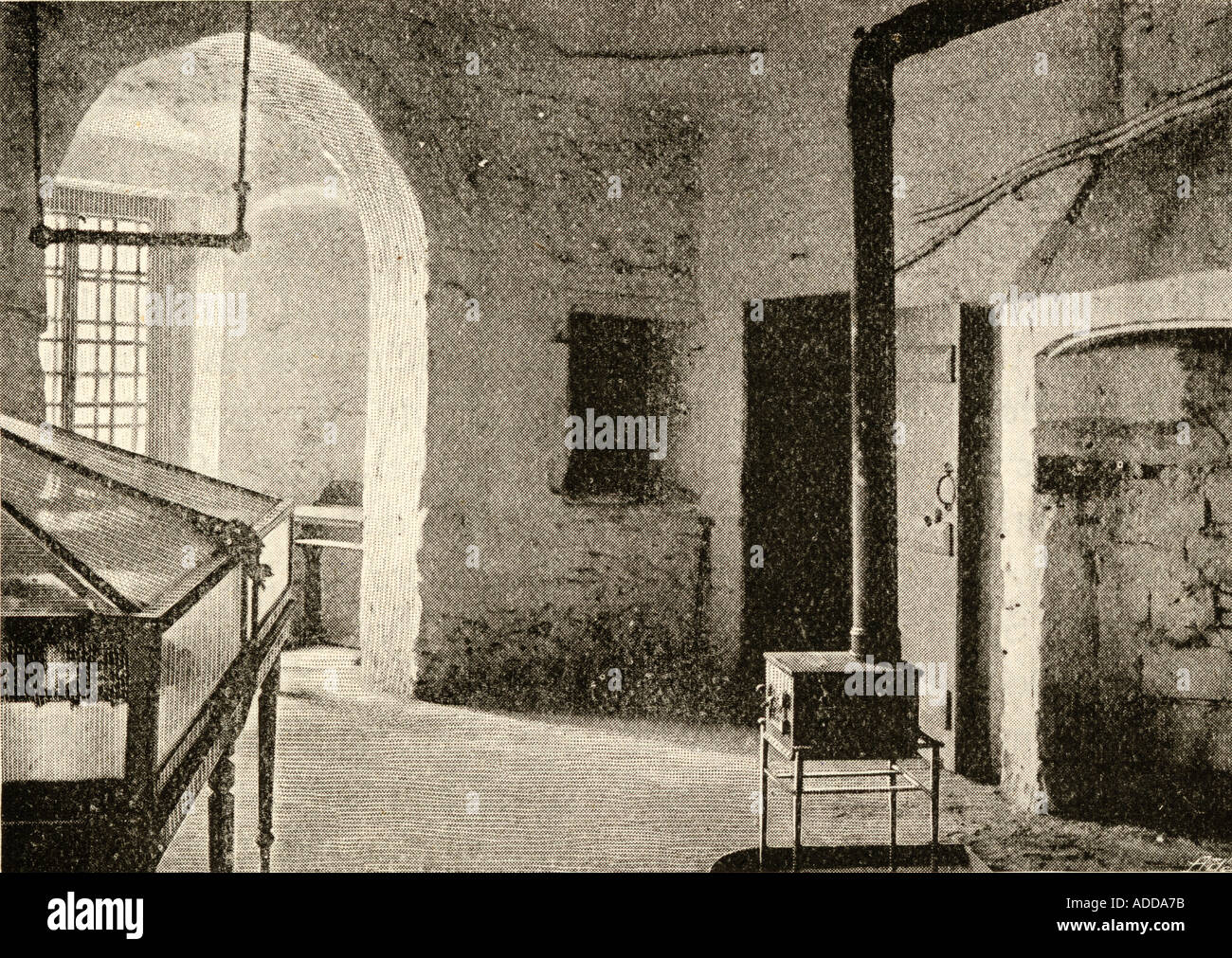 Room in the Tower of London in which Princess Elizabeth was imprisoned ...