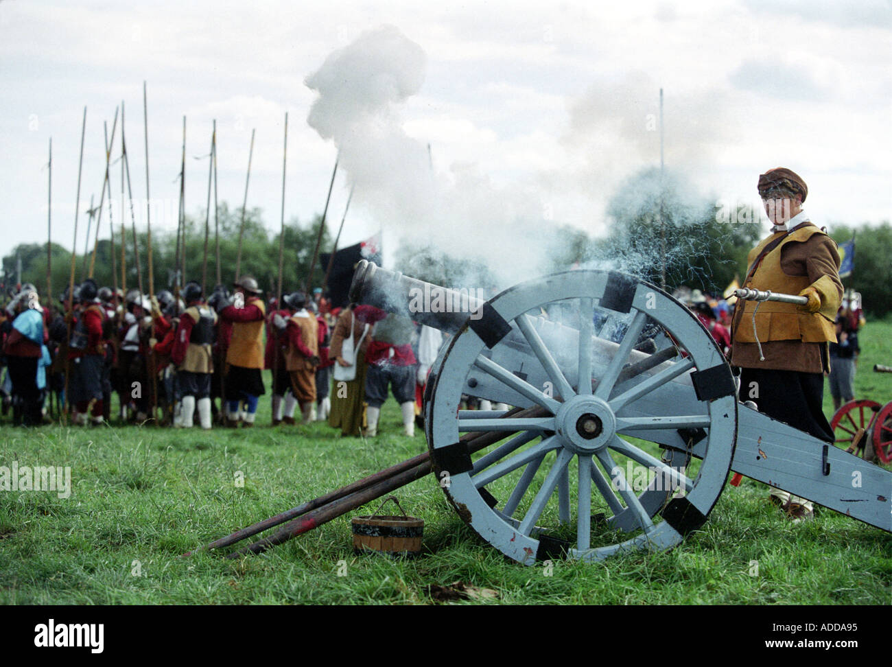 Battle of Worcester re enactment Worcestershire England Stock Photo - Alamy