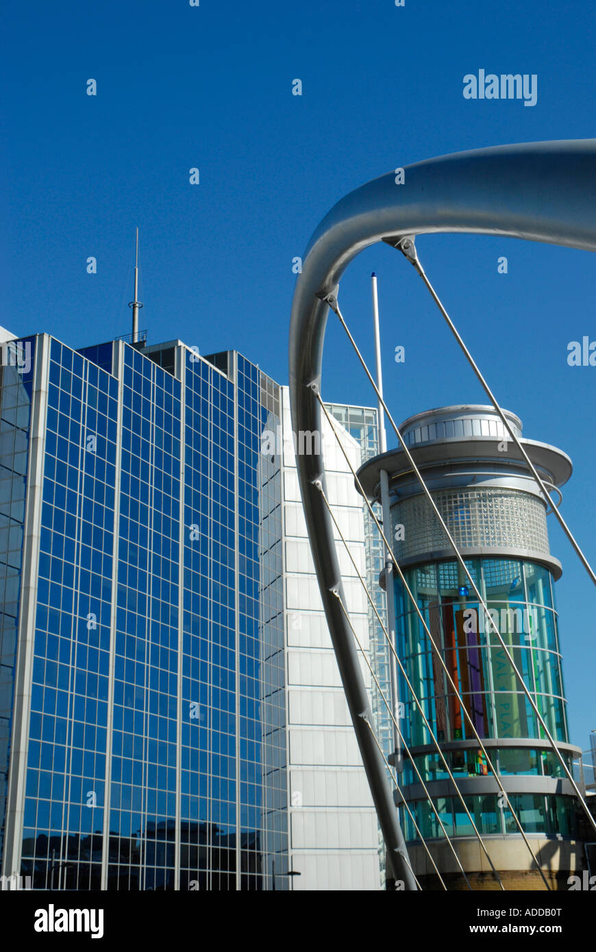 Festival Place and Barclays Bank office tower in Basingstoke Hampshire ...