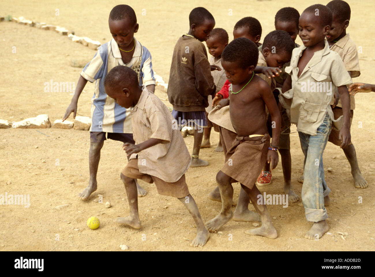 Children playing chasing africa hi-res stock photography and images - Alamy