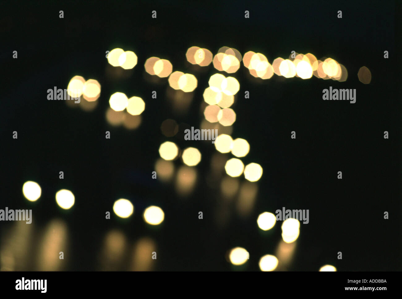M25 motorway at night London England Stock Photo - Alamy