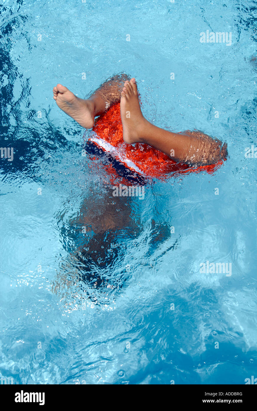 Underwater pool handstand hi-res stock photography and images - Alamy