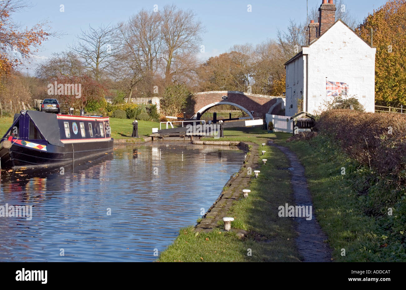 Autumn Colour Barge on British Waterways Staffordshire and ...