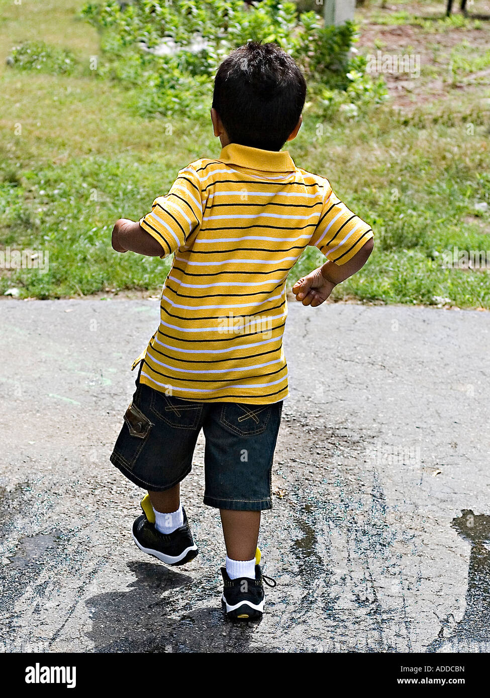 Child step hi-res stock photography and images - Alamy