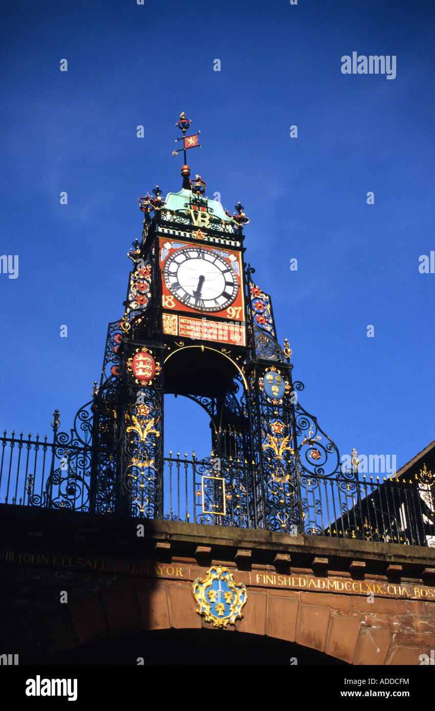 Chester's Famous Eastgate Clock Stock Photo - Alamy