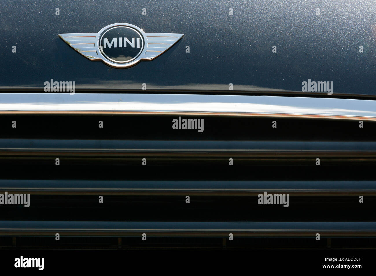 Mini car badge Stock Photo - Alamy